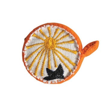 Embroidered Felt Tape Measure - Sun Rays