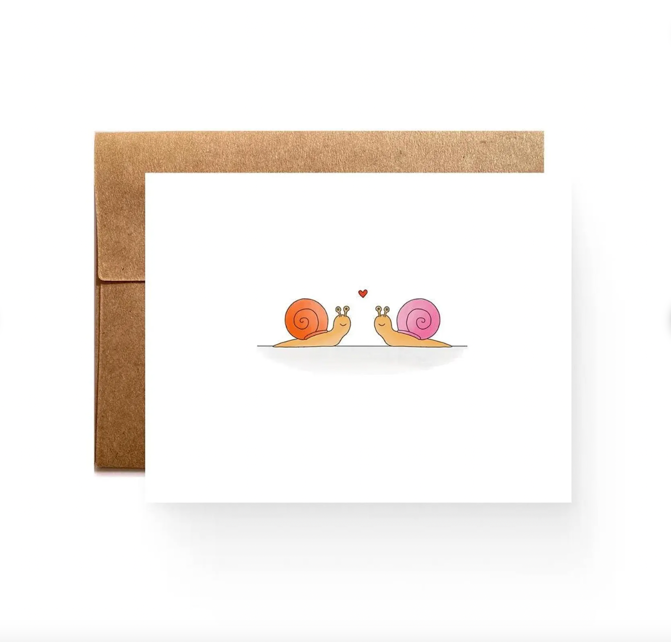 Snails in Love Greeting Card