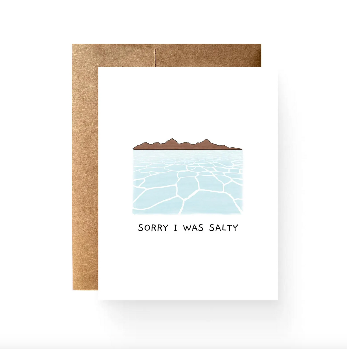 Sorry I Was Salty Card – Salt & Honey Market