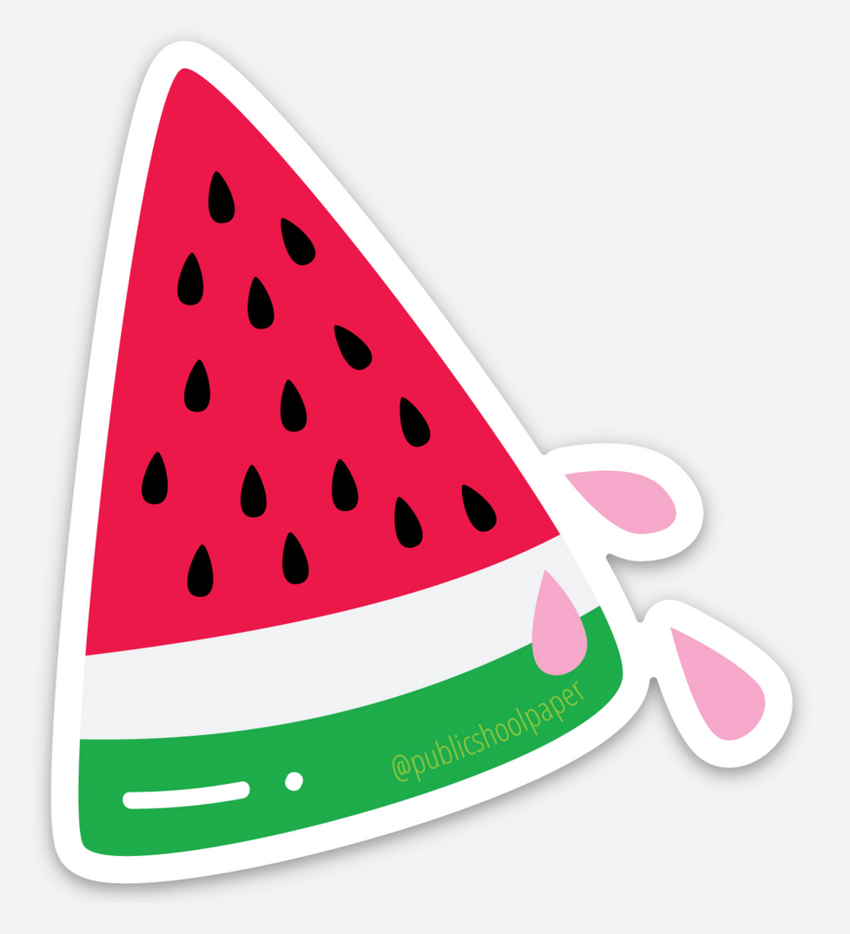 Watermelon Vinyl Sticker - Public School Paper Co. – Salt & Honey Market