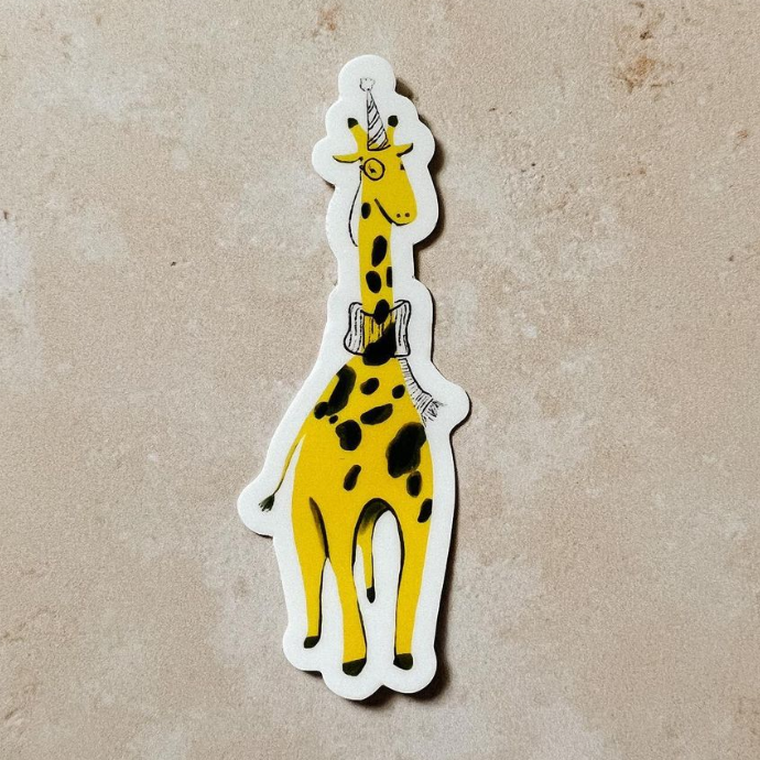 Dapper Giraffe Sticker