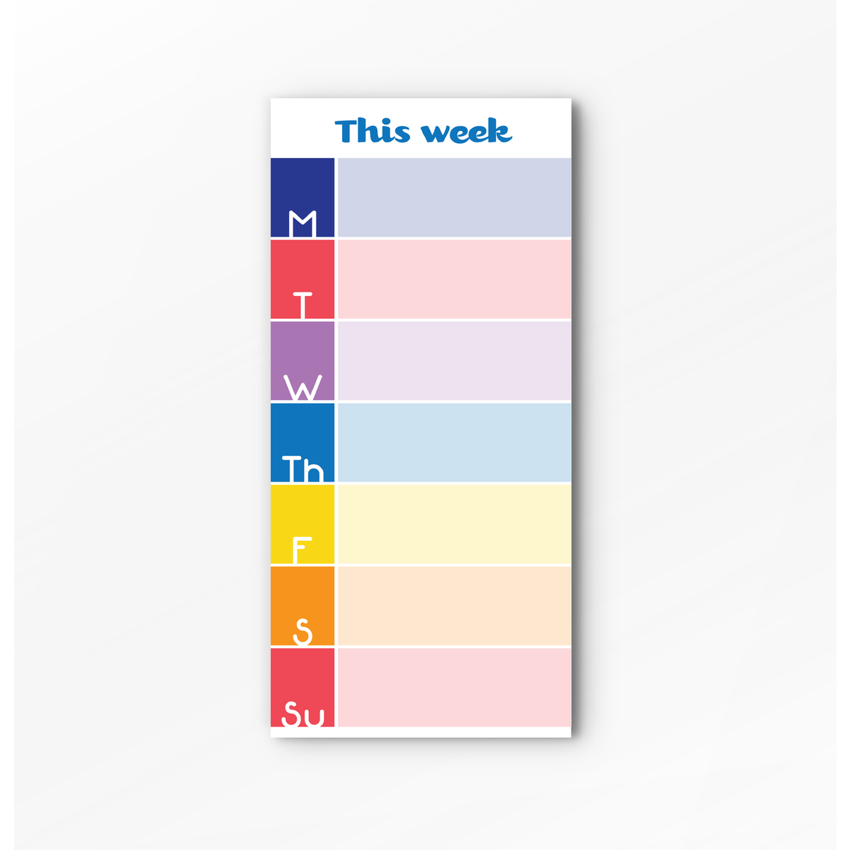 This Week List Pad – Salt & Honey Market